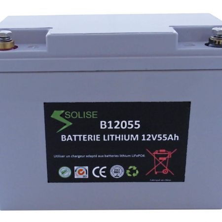SOLISE BATTERIE LITHIUM 12 V - 100 AH